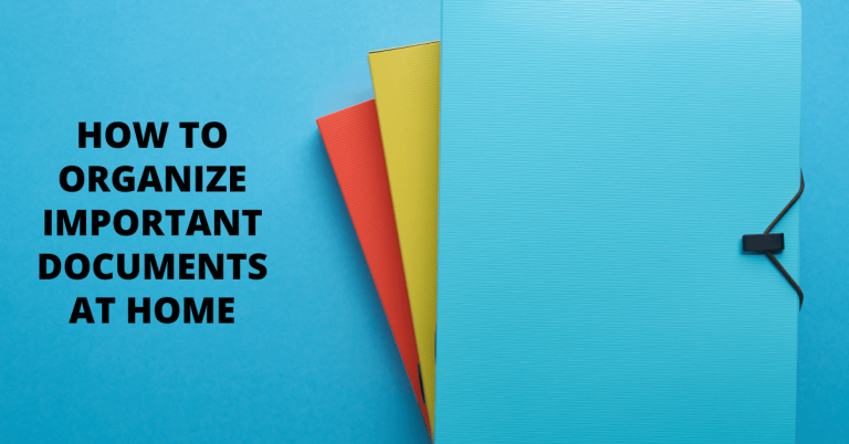 How to organize important documents at home - Cozy Home Hacks